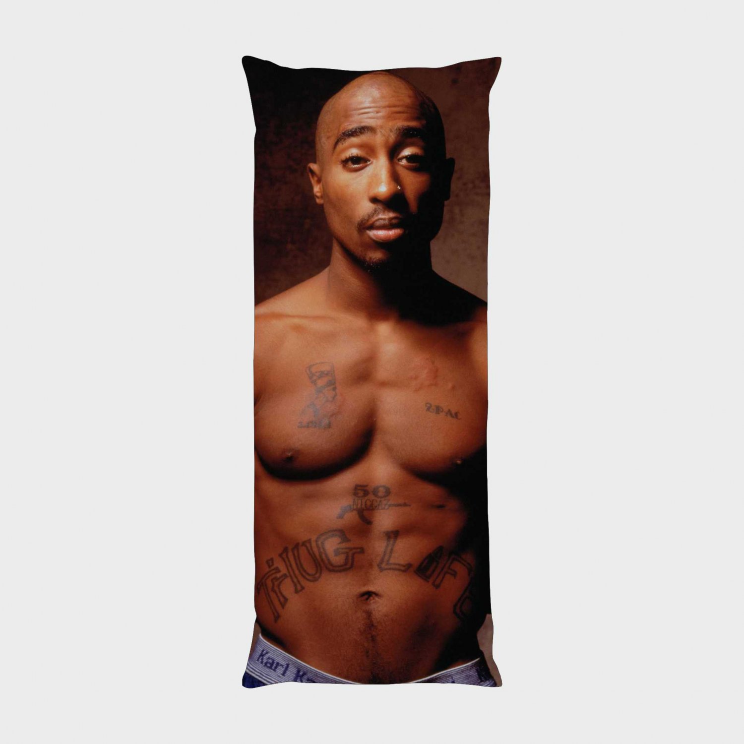 Tupac Shakur 2pac Dakimakura Full Body Pillow case Pillowcase Cover