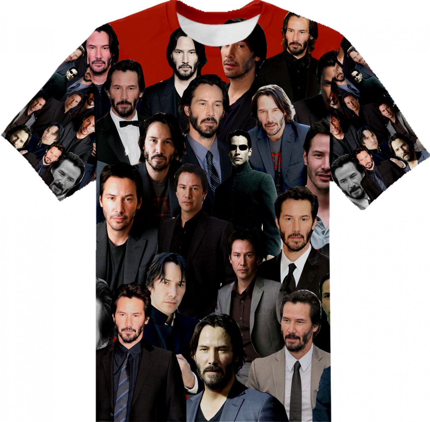 Keanu Reeves T-SHIRT Photo Collage shirt 3D