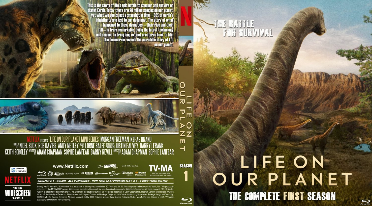 Life on Our Planet (2023) TV Series - 2 Disc Blu-Ray Season 1 Blu-Ray Region Free