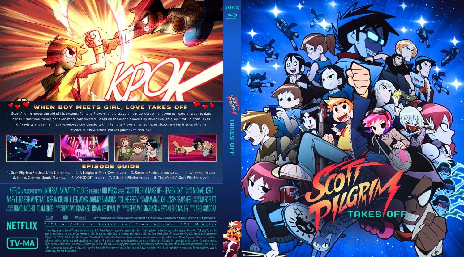 Scott Pilgrim Takes Off Complete Season 1 - 1080p Blu-Ray Blu-Ray ...