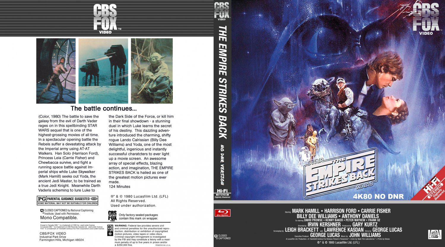 The Empire Strikes Back 4K80 NO DNR V1.0 Theartical 1080p Blu-Ray ...