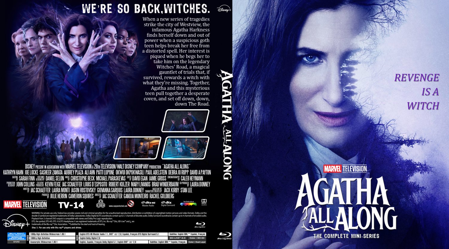 Agatha All Along - Mini Series The Complete 1st Season Blu-Ray Region ...