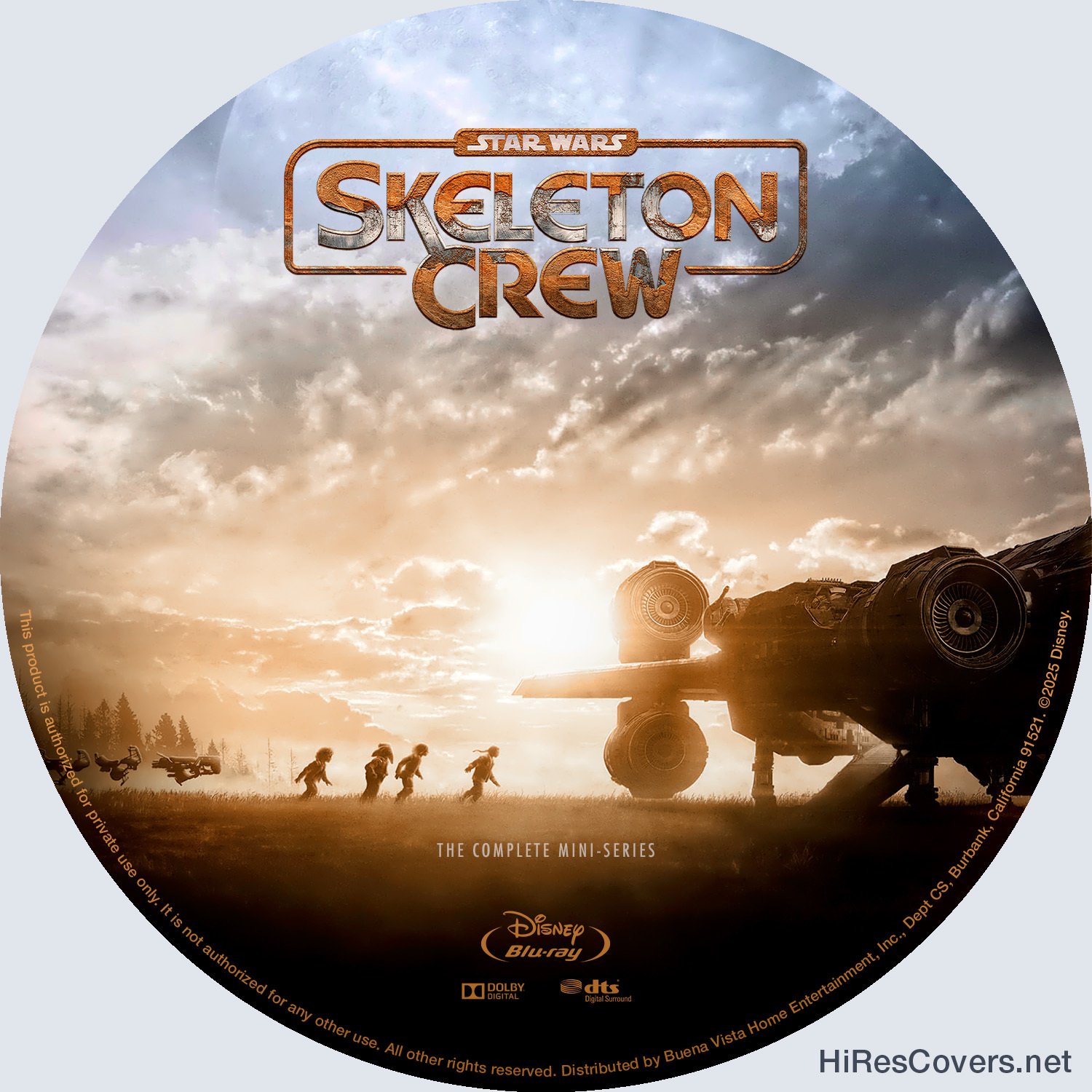 Star War Skeleton Crew Complete 1st Season dvd Region 2 Only