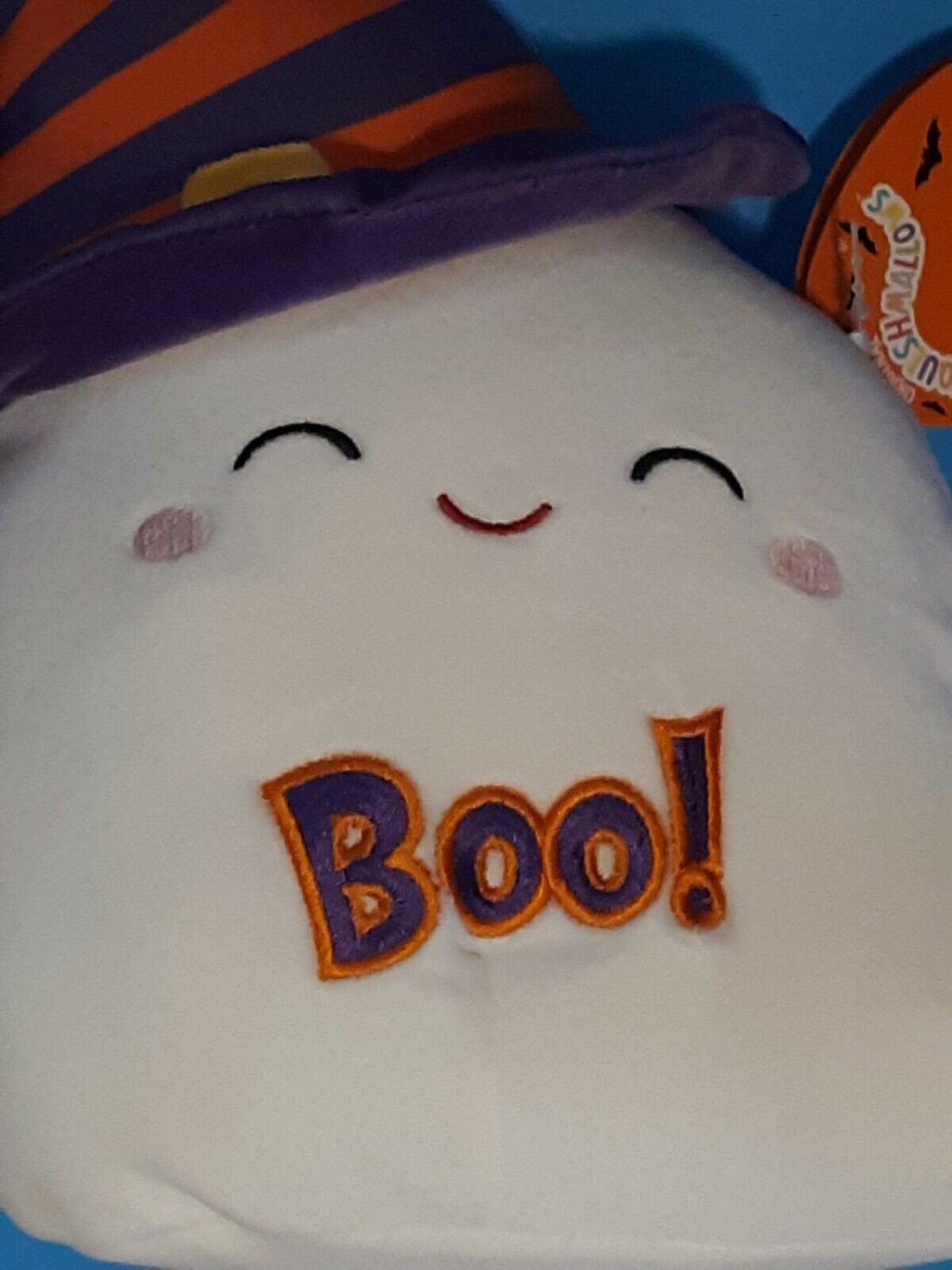 2022 SQUISHMALLOWS 8” Boo! FELIZE the Ghost with Witch Hat, fast shipping!
