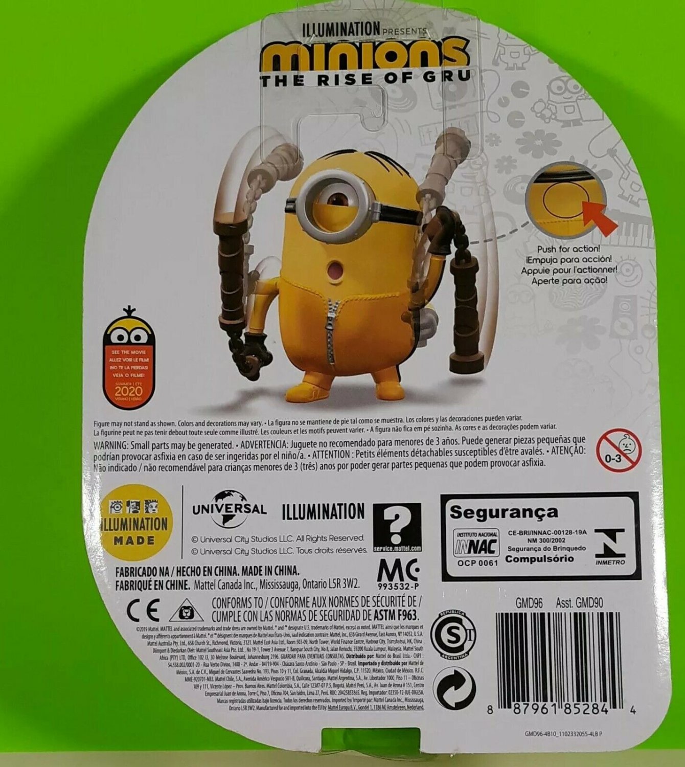 Minions The Rise of Gru Nunchuck Swinging Stuart Mattel Universal ...