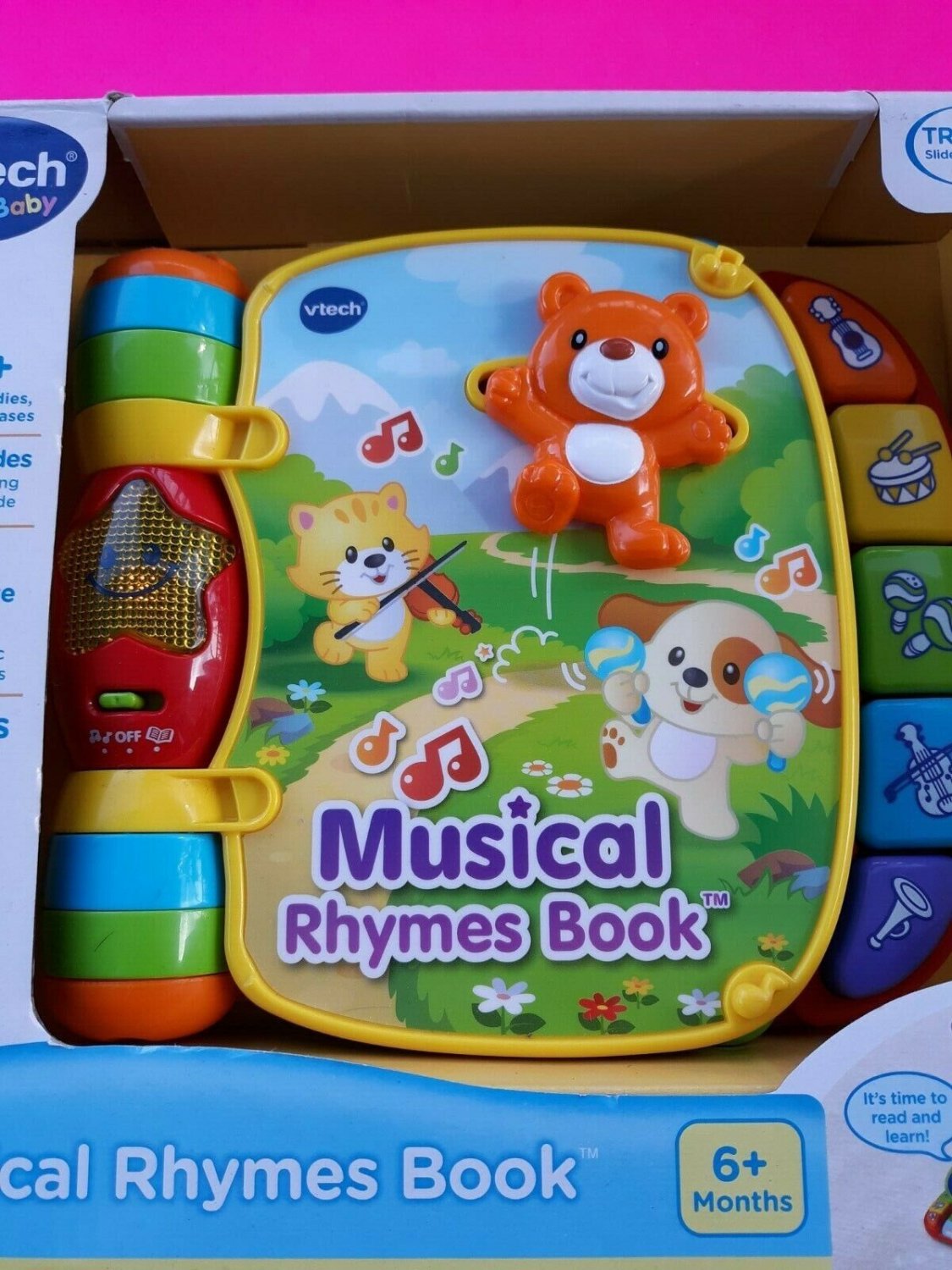 Vtech Baby Musical Rhymes Book - Learning Educational Musical Toy ...