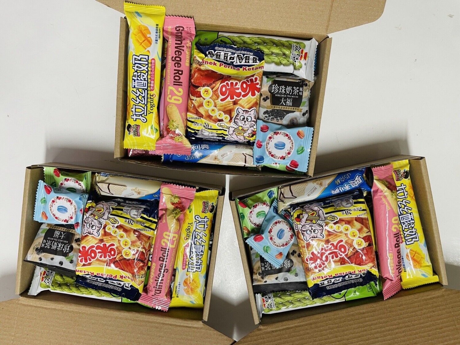 35 Piece Snack Box Asian Japanese Korean Chinese Variety Treat