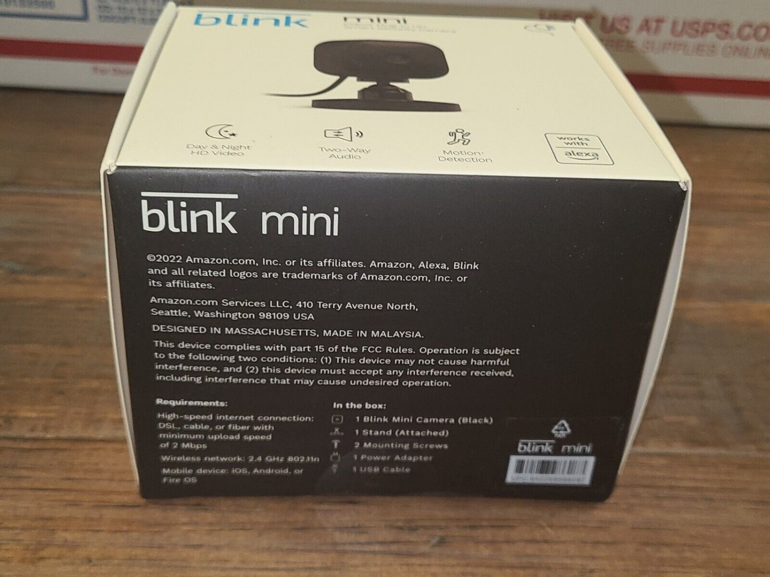 BLINK Mini Indoor Plug-in HD Smart Security Camera Motion Detection