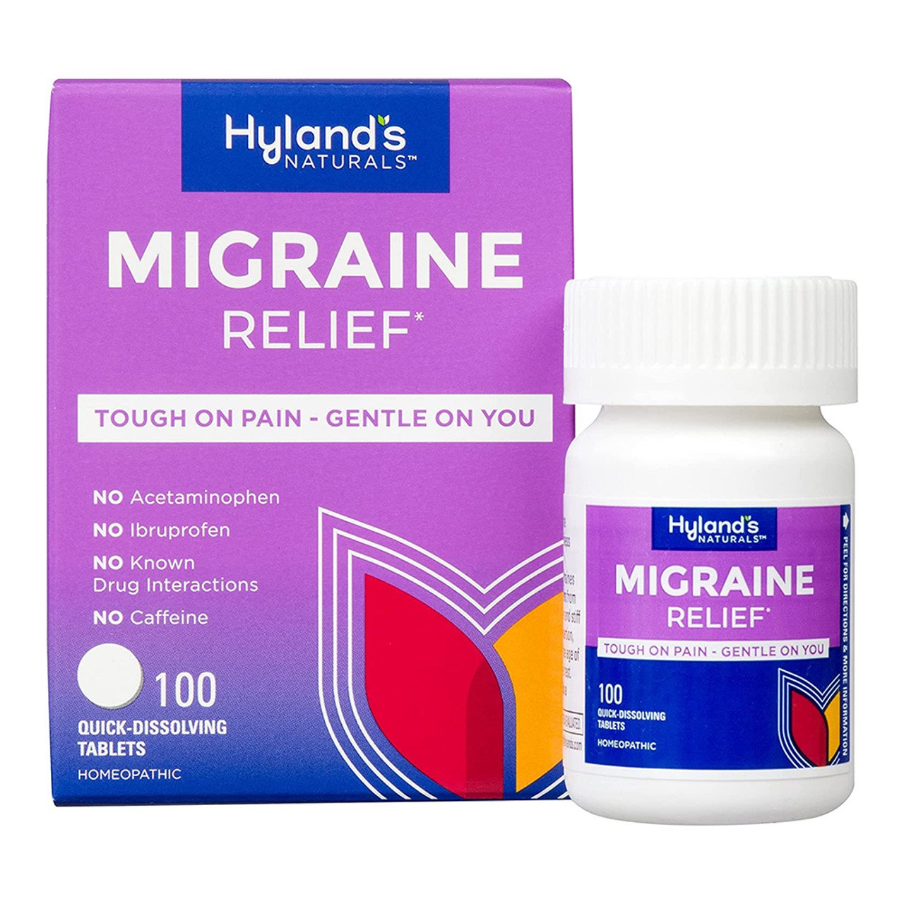 Hyland's Naturals MIGRAINE RELIEF 100 Quick Dissolving Tablets