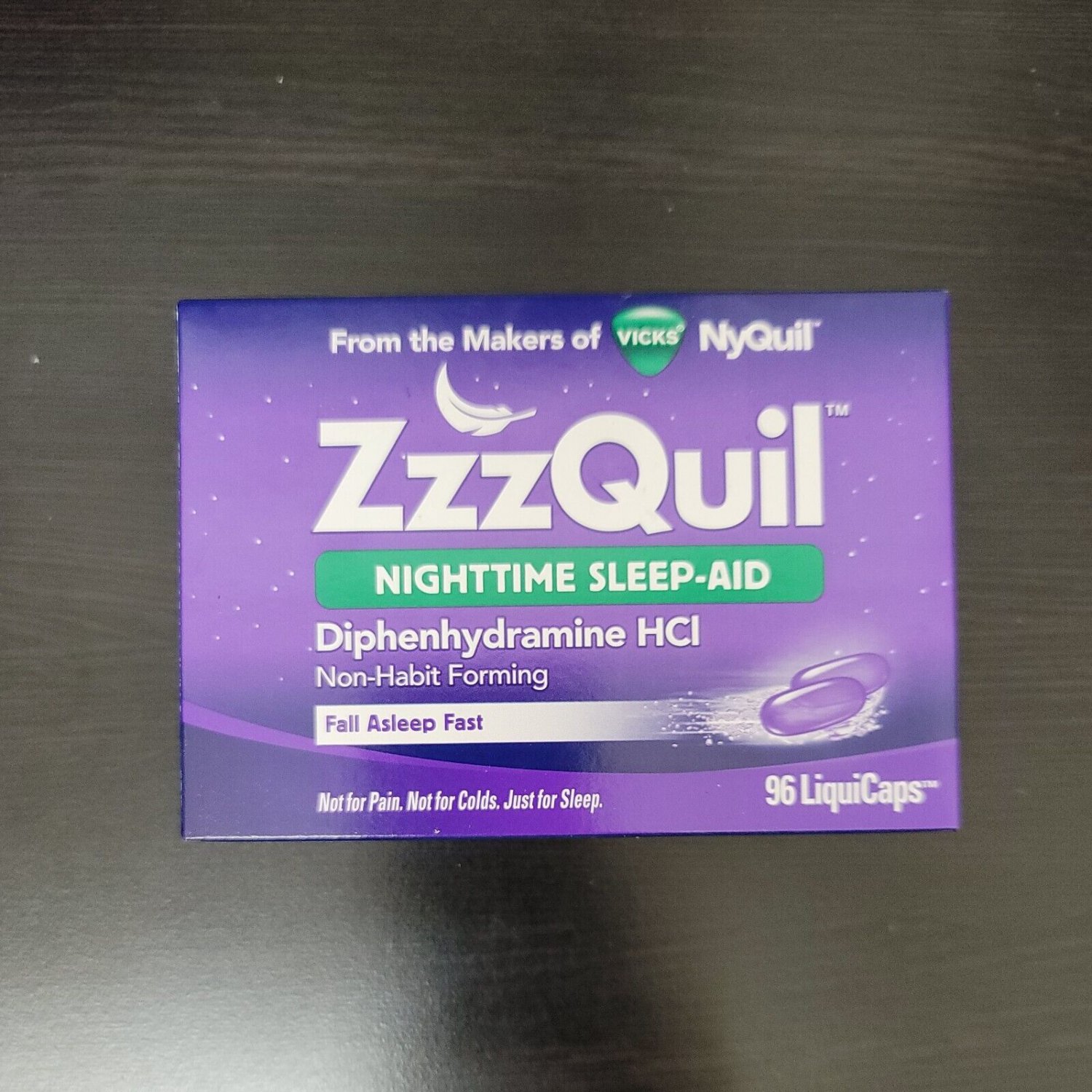 Vicks Nyquil ZzzQuil Nighttime Sleep Aid Liquid Capsules - 96 Count
