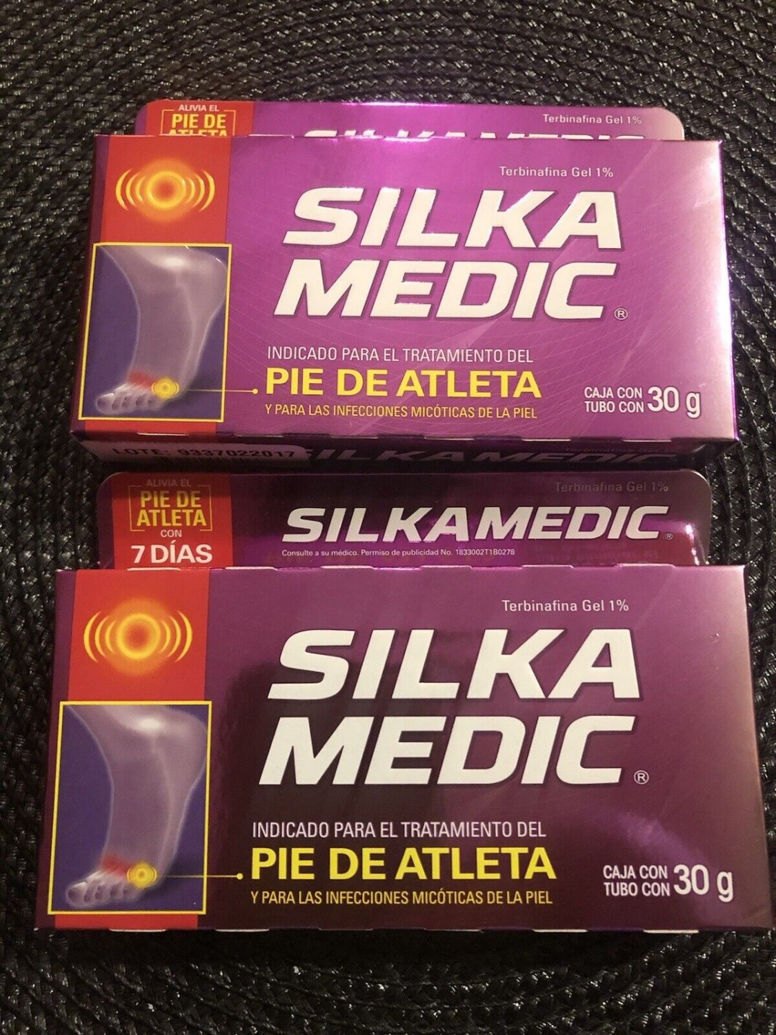 2 Silka Medic Gel For Athletes Feet And Antifungal 30 G Each
