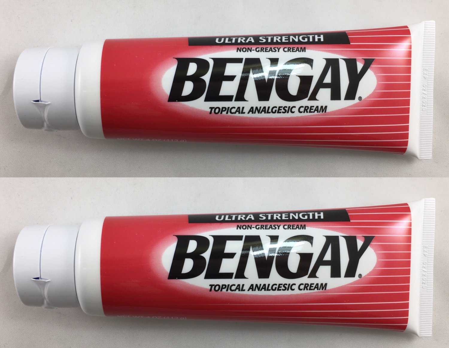 New Bengay Ultra Strength Topical Analgesic Cream 4oz x 2