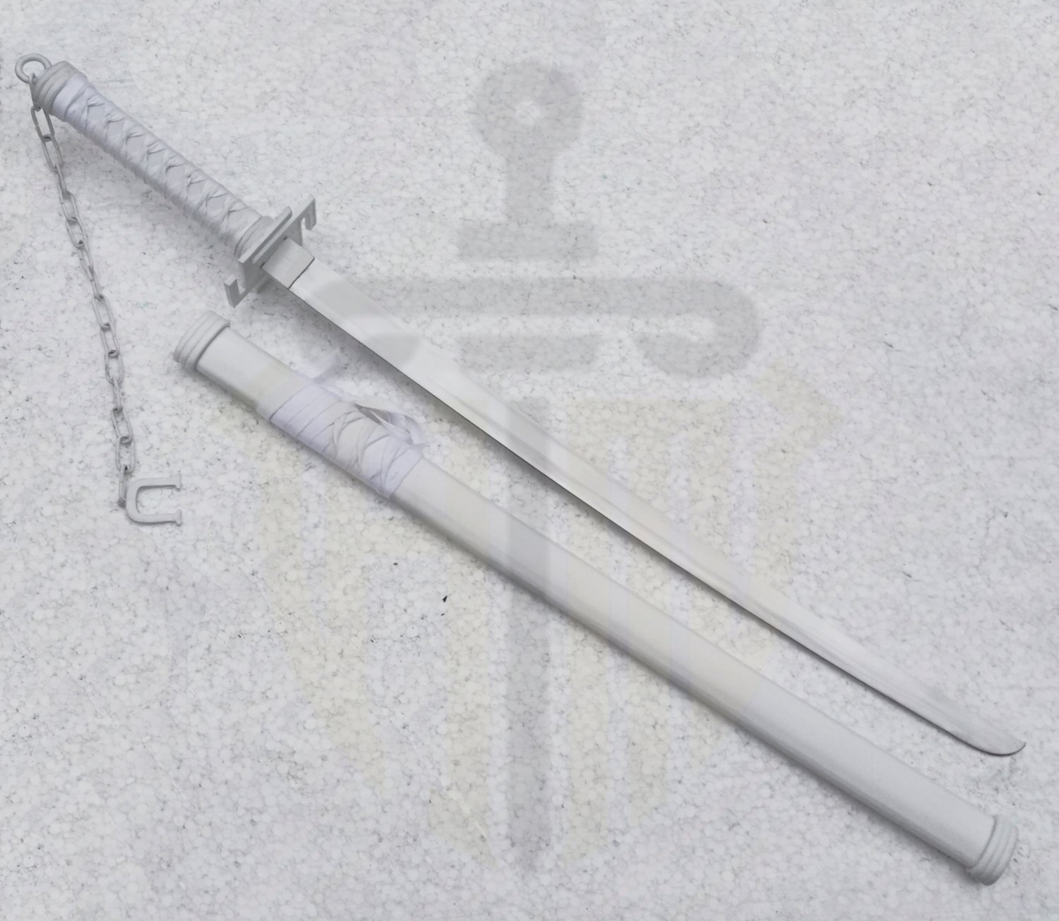 Ichigo Sword Zangestu Sword Ichigo Katana from Bleach Sword White