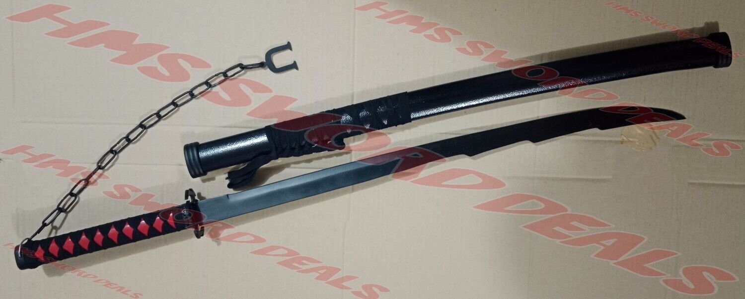 1095 Full Tang Ichigo Sword Ichigo Katana Ed I Bleach Swords Zangetsu Sword