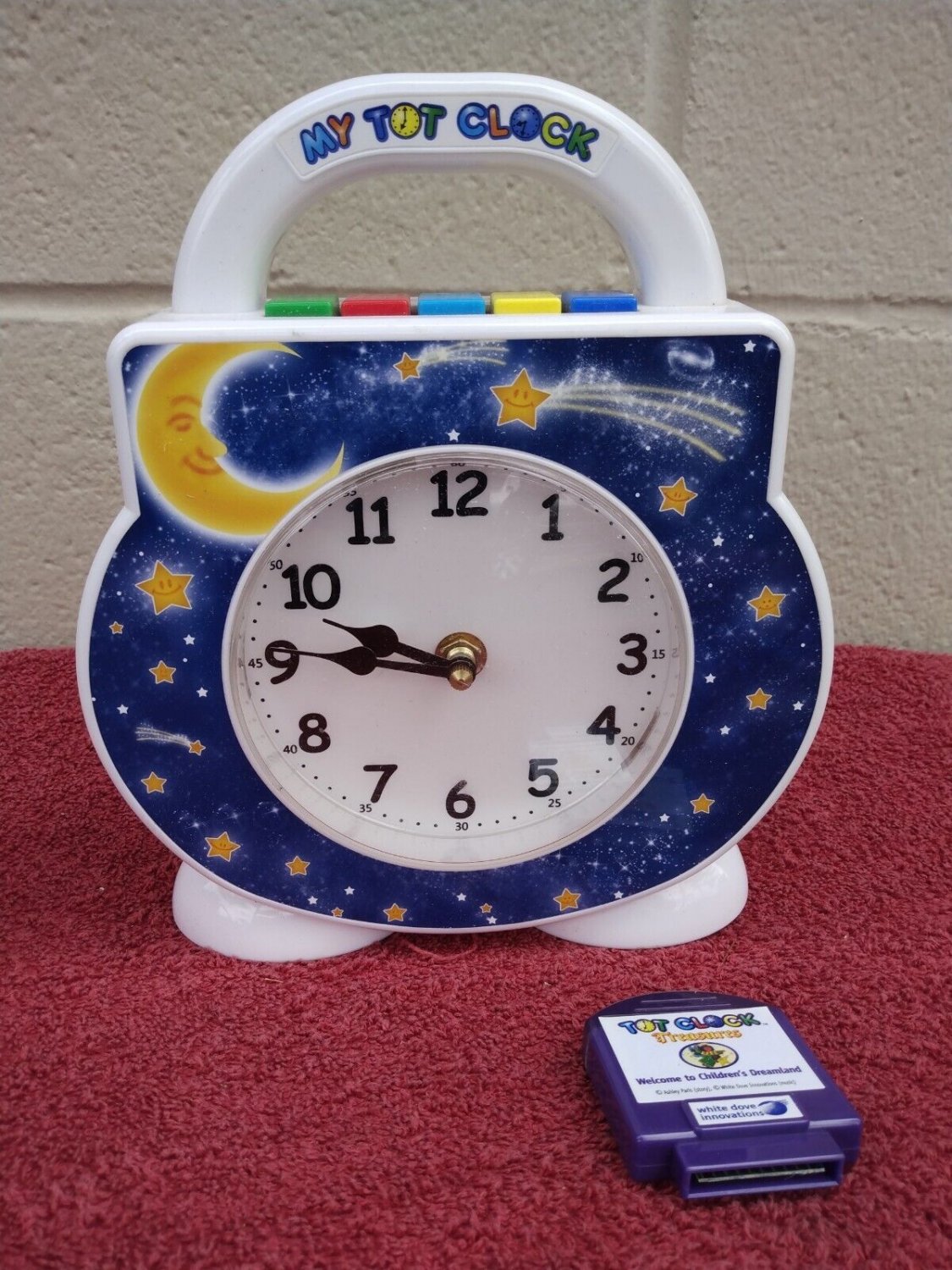 My Tot Clock All-in-one sleep aid alarm nightlight & timer W/Cartridge