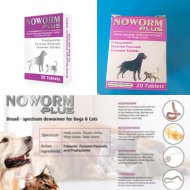 Noworm Plus Broad Spectrum Anthelmintic for Dogs and Cats Tablets 20