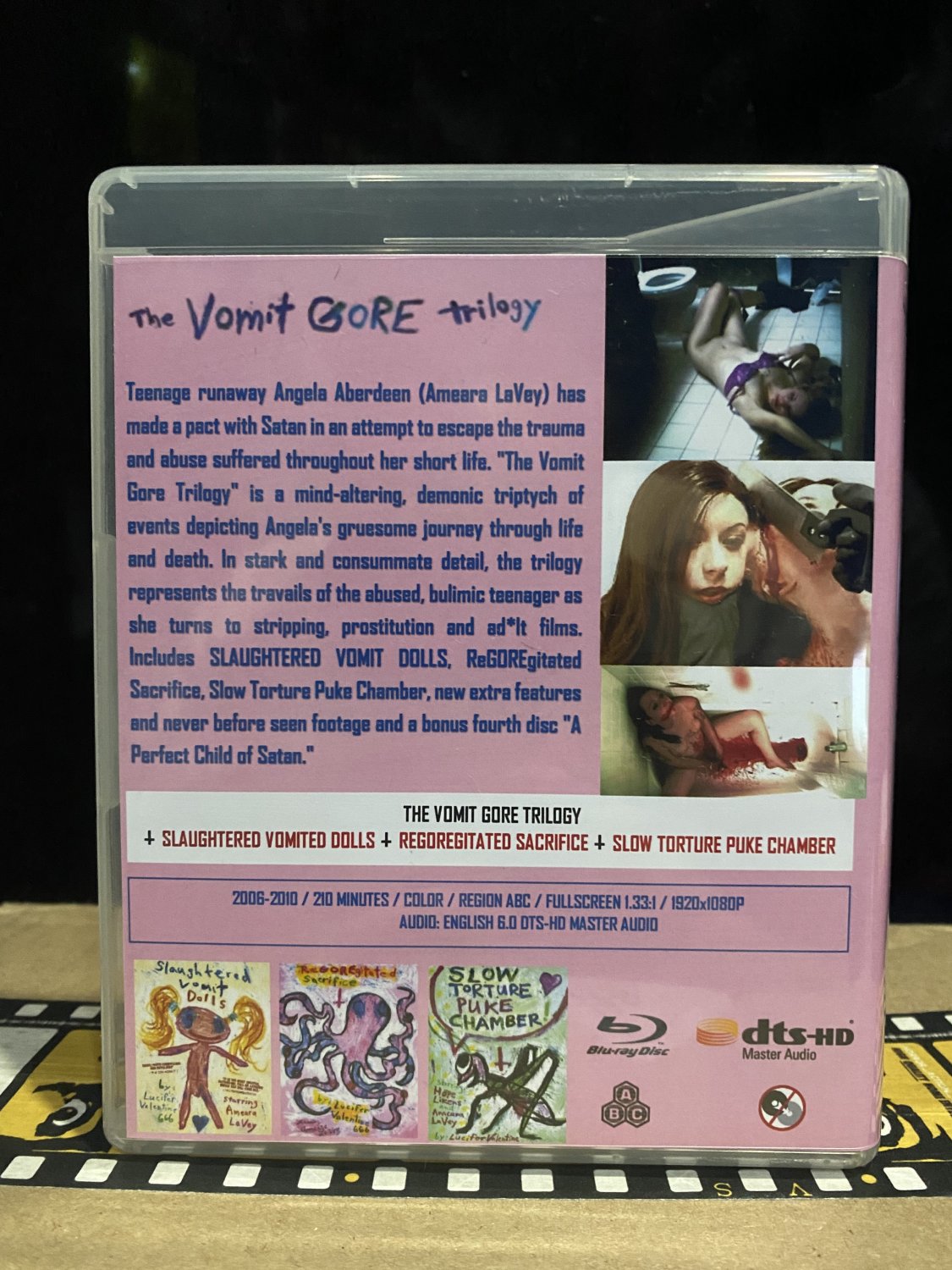 BLU-RAY: The Vomit Gore Trilogy! Great Picture Quality! Rare