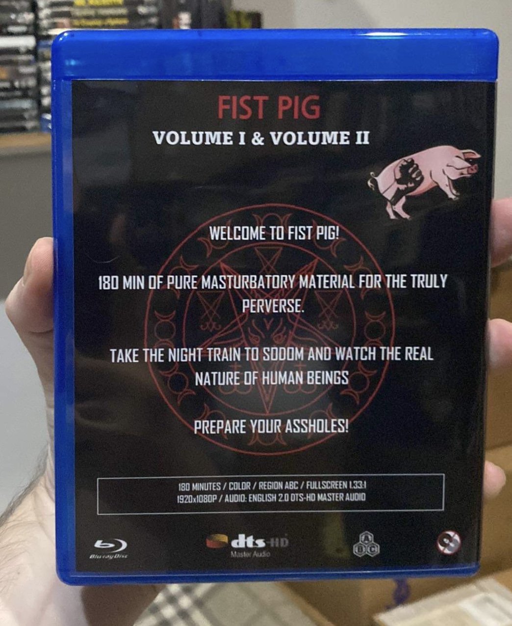 BLU-RAY: Fist Pig Mixtape: Volume 1 & 2 - Gore, Weird - Region Free