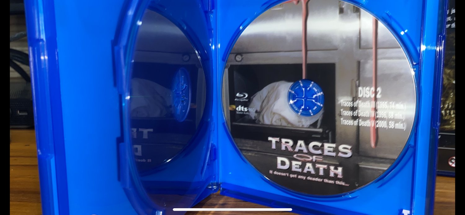 BLU-RAY: Traces of Death Collection - All 5 Films! Region Free
