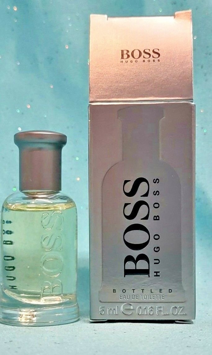 BOSS by Hugo Boss BOTTLED Men's Cologne Eau de Toilette Mini Travel ...