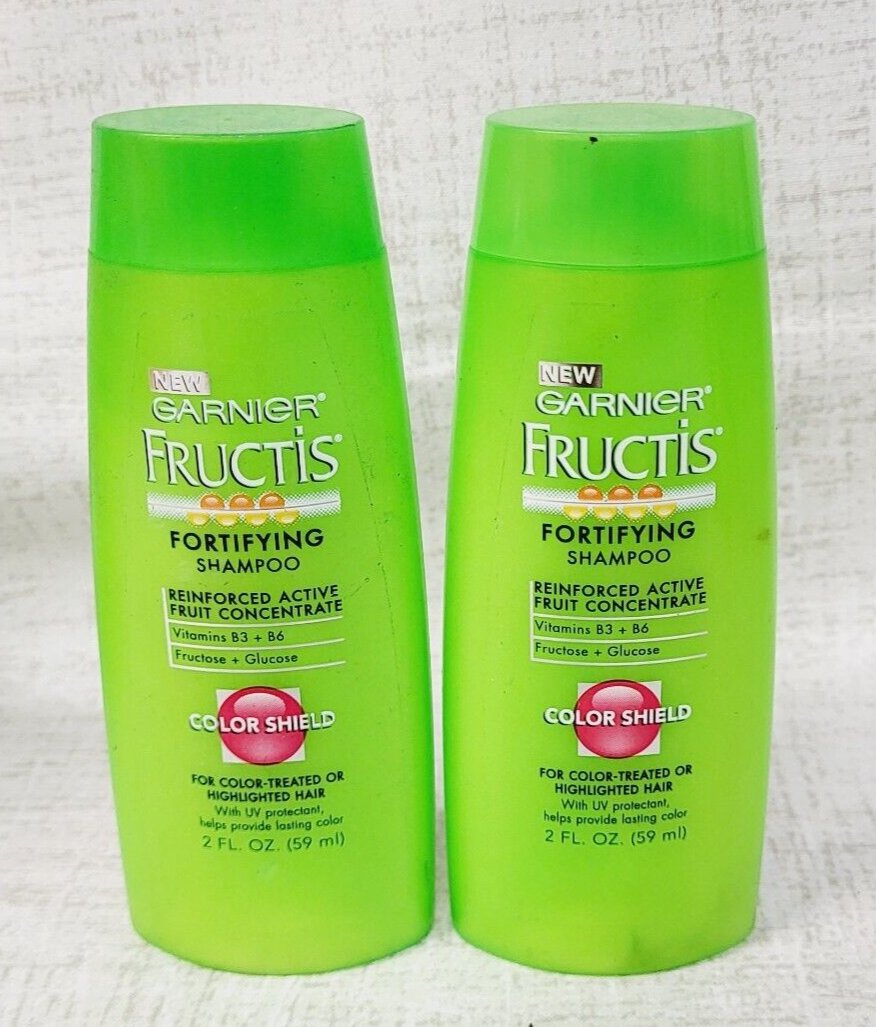 Garnier Fructis FORTIFYING SHAMPOO Color Shield Color Treated Hair 2oz ...