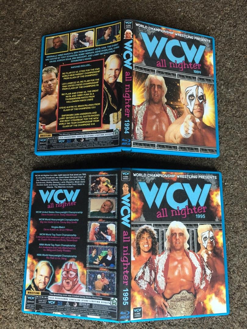 WCW ALL NIGHTER 1994 AND 1995