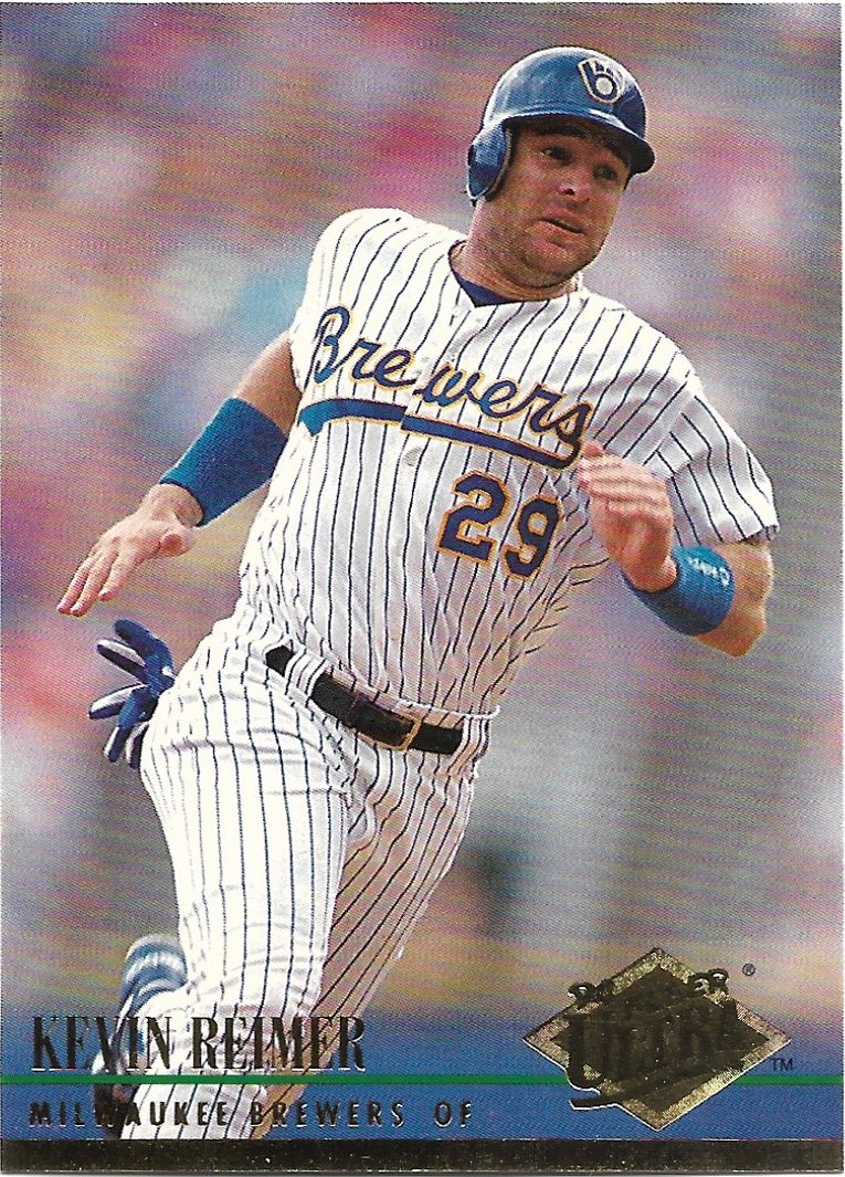 Kevin Reimer 1994 Fleer Ultra #82 Milwaukee Brewers Baseball Card