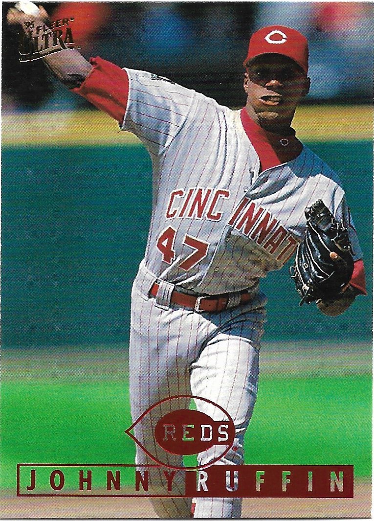Johnny Ruffin 1995 Fleer Ultra #148 Cincinnati Reds Baseball Card