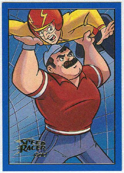 Speed Racer #37 Gold Foil Parallel Trading Card Pops Racer