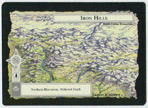 Middle Earth Iron Hills Wizards Limited Game Card