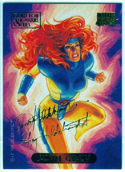 Marvel Masterpieces 1994 #45 Gold Foil Signature Card