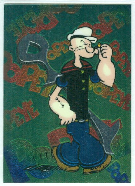 Popeye 1994 #EC3 Evolution Chrome Chase Card