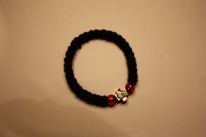 33-Knot Wrist Prayer Rope with Cross