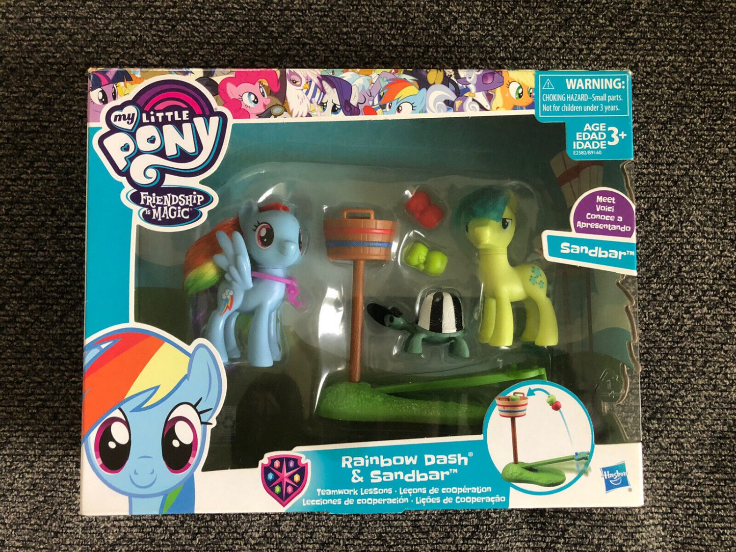 My Little Pony Rainbow Dash And Sandbar Friendship Magic Hasbro RARE HTF
