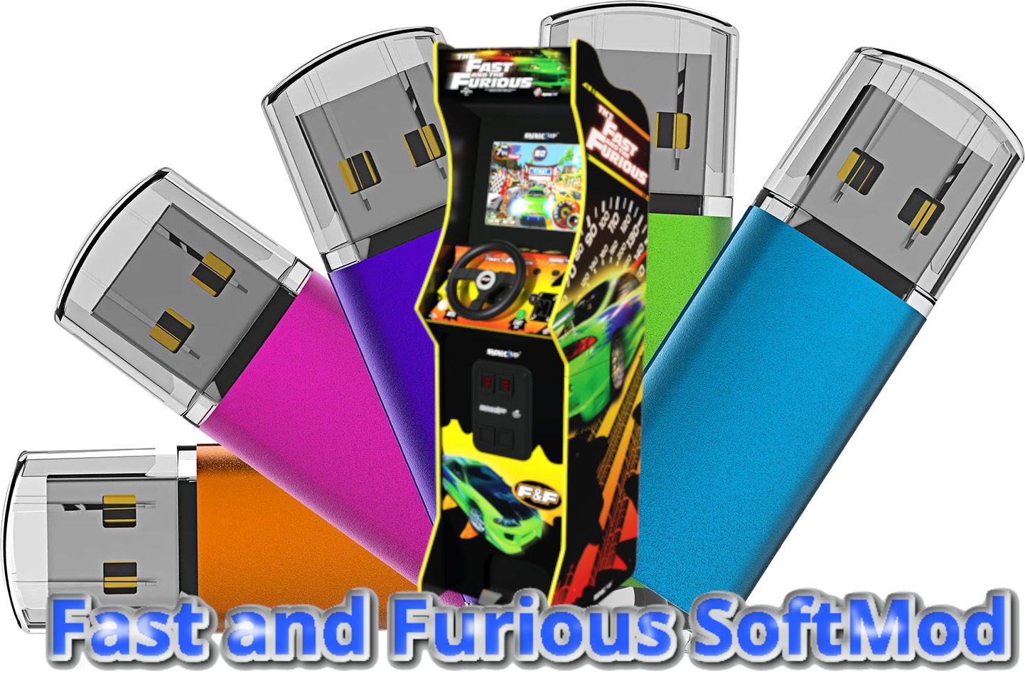 Arcade1UP Fast and Furious - Fastly Forward firmware update & 64GB Game ...