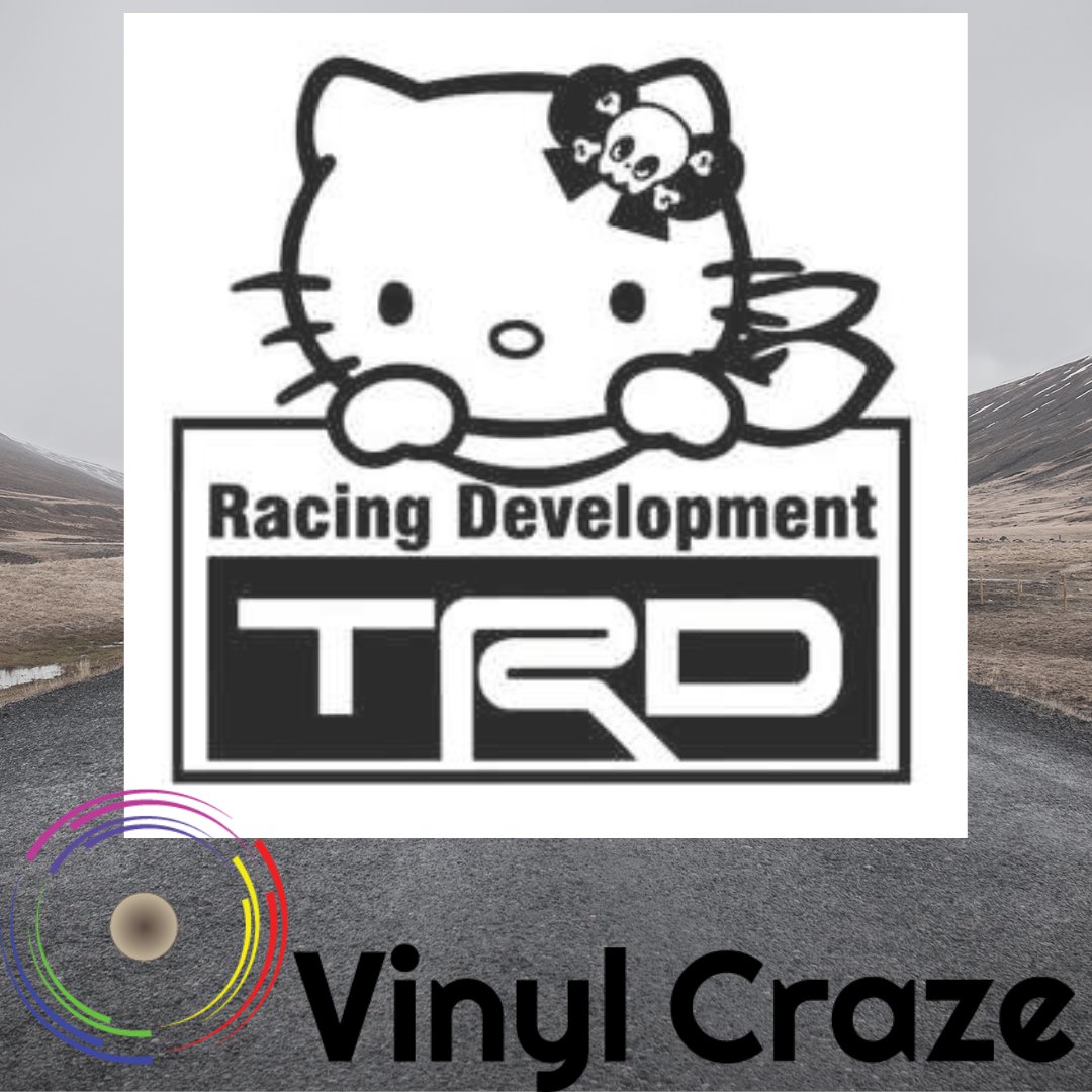 Hello Kitty TRD Racing Development Vinyl Decal *You Pick the Color ...