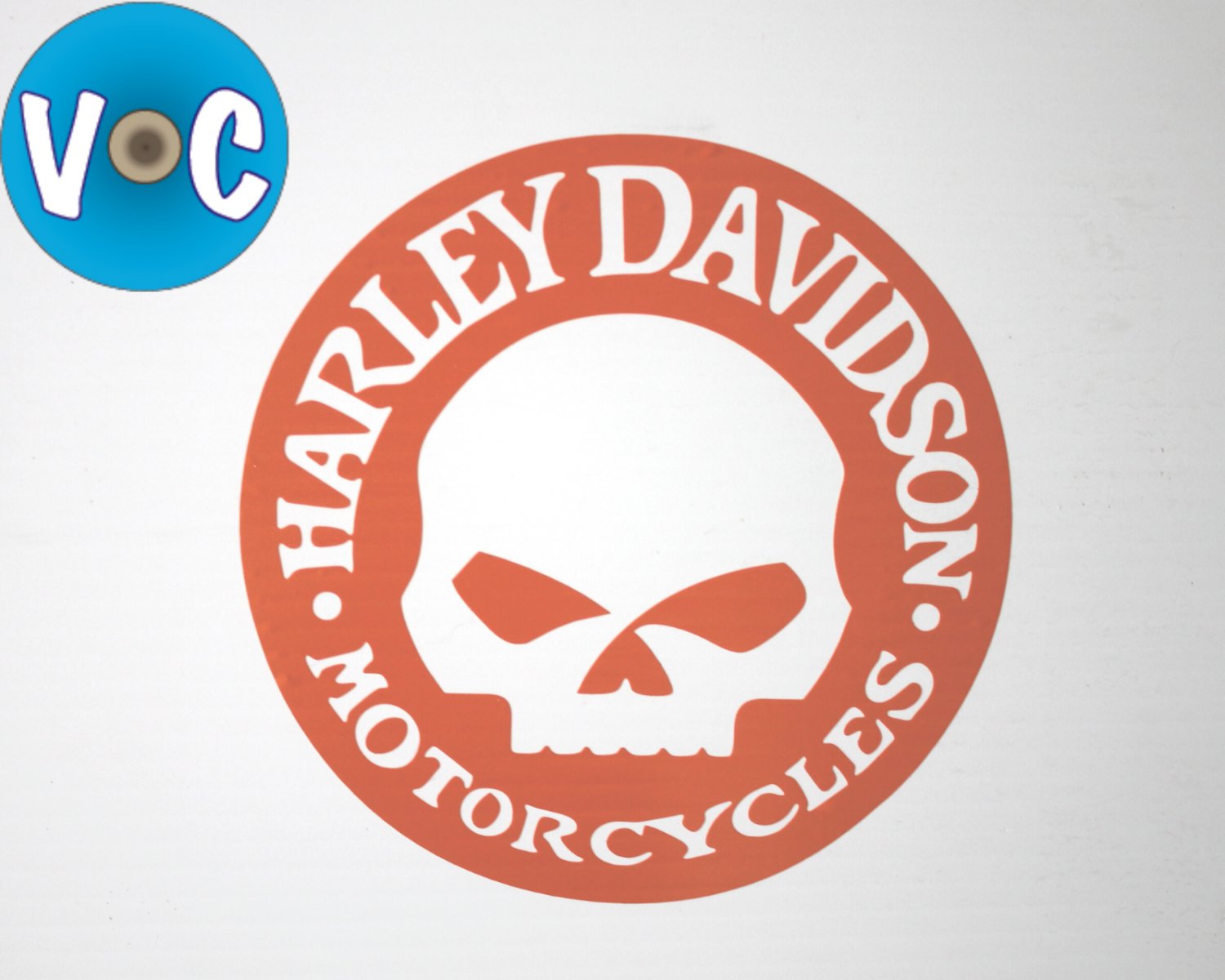 5" HARLEY-DAVIDSON Willie G SKULL Vinyl Decal *LOWER PRICE & FREE SHIPPING!