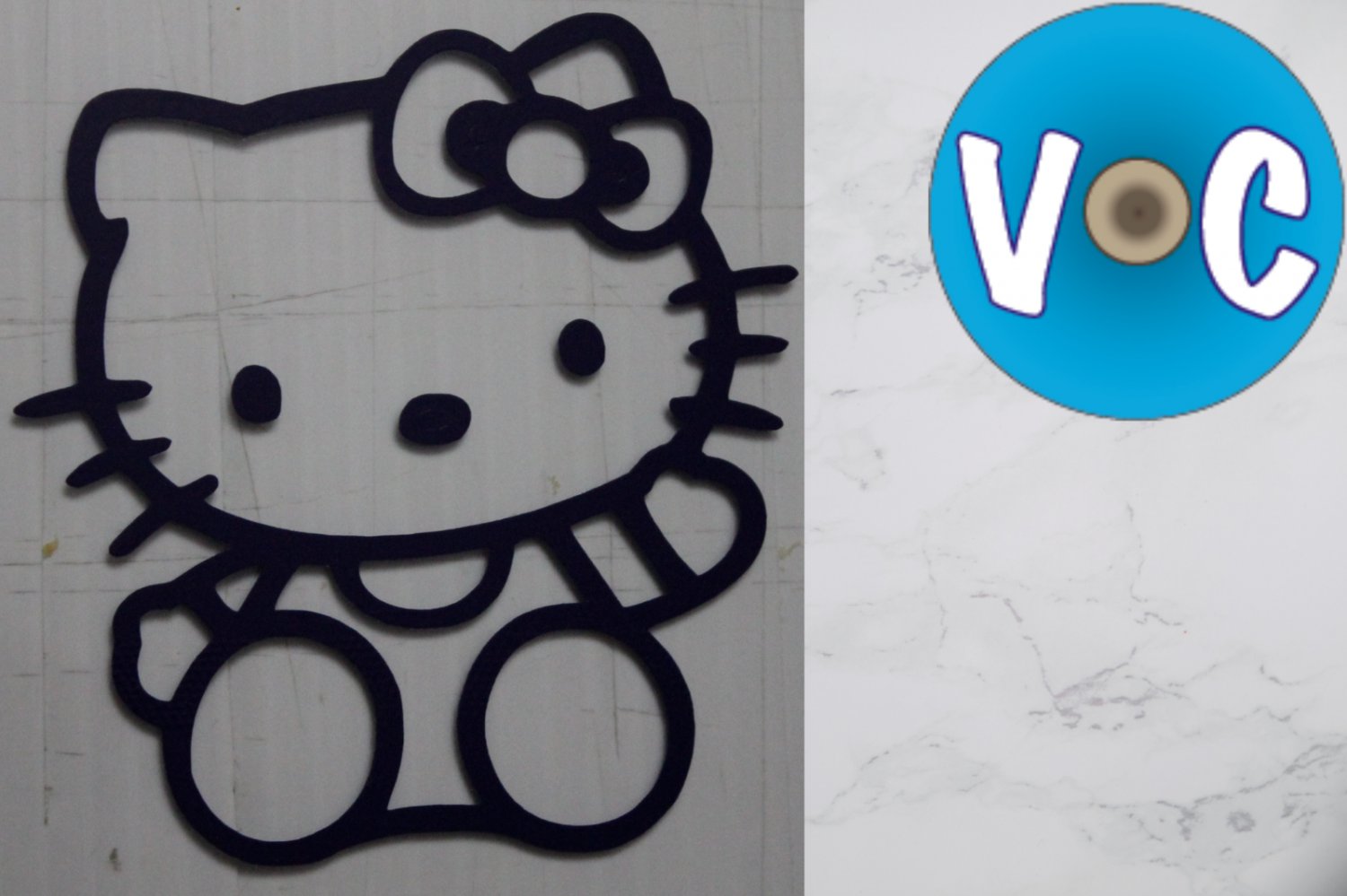 Hello Kitty Waving Vinyl Decal *Pick Your Color* Lowest $/ Largest Size ...
