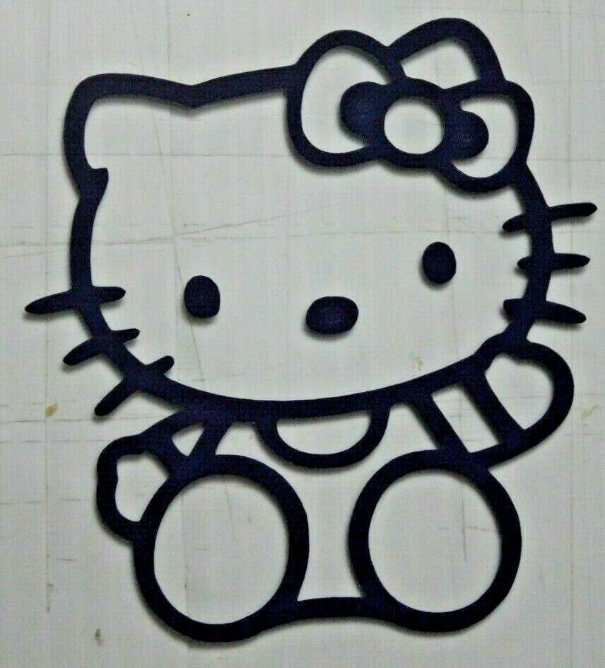Hello Kitty Waving Vinyl Decal *Pick Your Color* Lowest $/ Largest Size ...