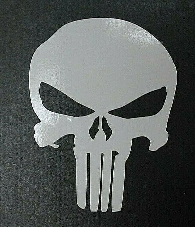 Punisher Skull Waterproof Vinyl Decal *You Pick the Color* & FREE SHIPPING!