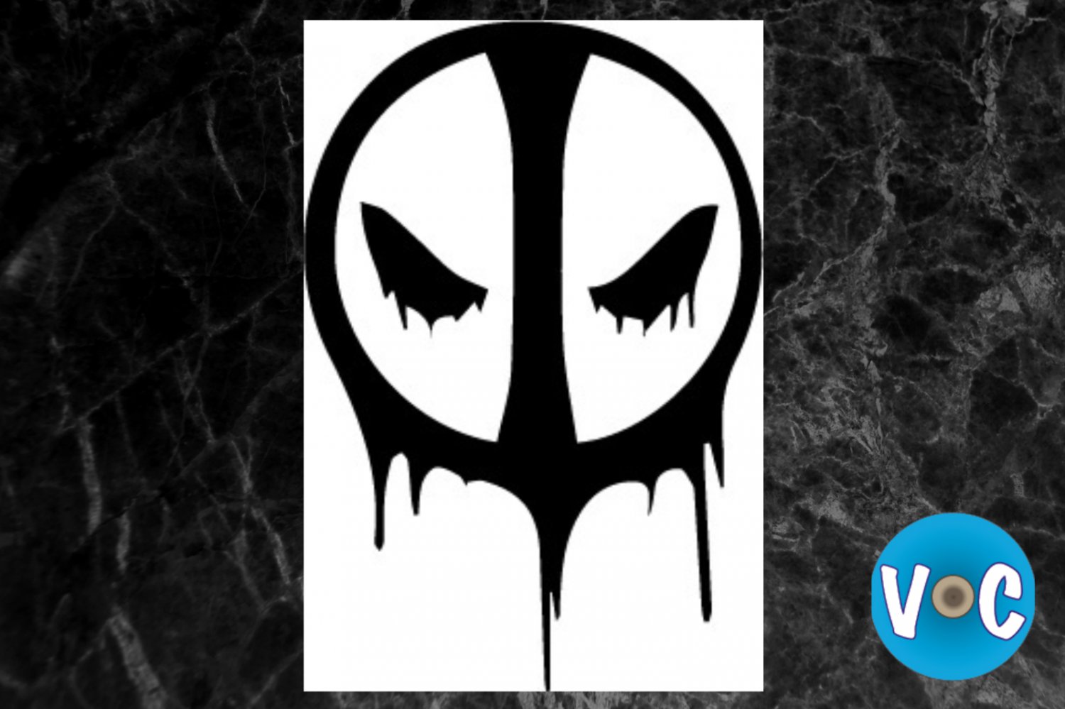 DEADPOOL Dripping Spray Paint Waterproof Vinyl Decal ANY Color & FREE ...