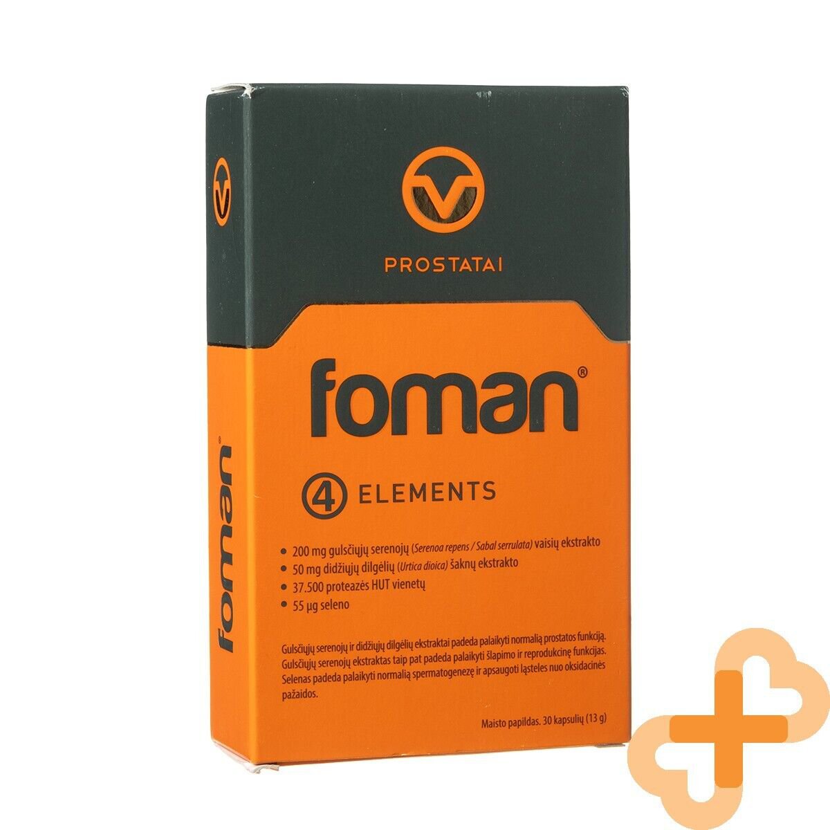 FOMAN 30 Capsules Prostate Urinary System Reproductive Function ...
