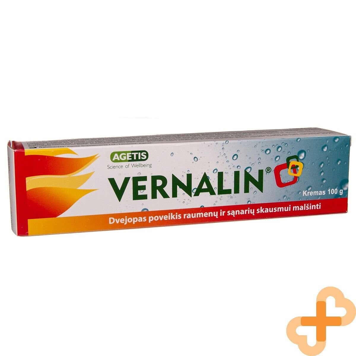 VERNALIN Cream 100g Dual Action Relief For Muscles And Joints Cooling ...