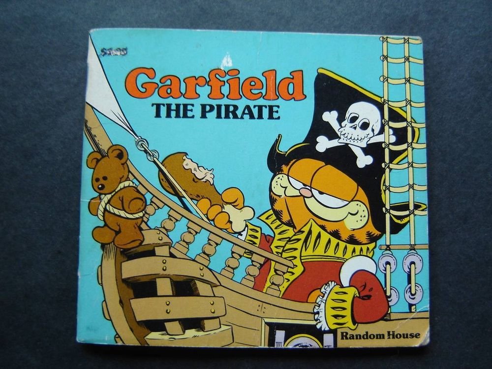 Garfield the Cat The Pirate Book by Jim Davis Random House 1982