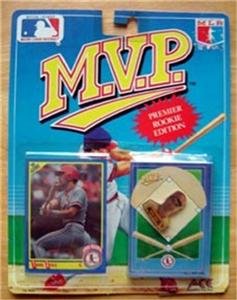 MVP BB 1990 Score Card & Pin Cardinals Todd Zeile RC