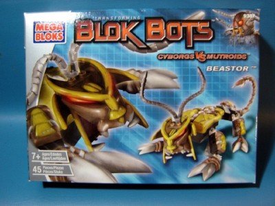 Mega Blok BEASER Transforming Blok Bots Figure #9387 MIB FS