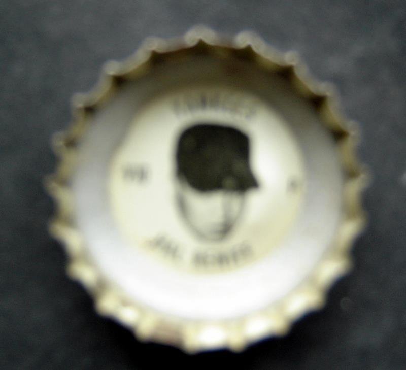 1960's Coke Bottle Cap Baseball MLB Hal Reniff New York Yankees