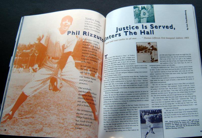 1994 45th Annual Edition New York Yankees Baseball Yearbook Rizzuto HOF ...