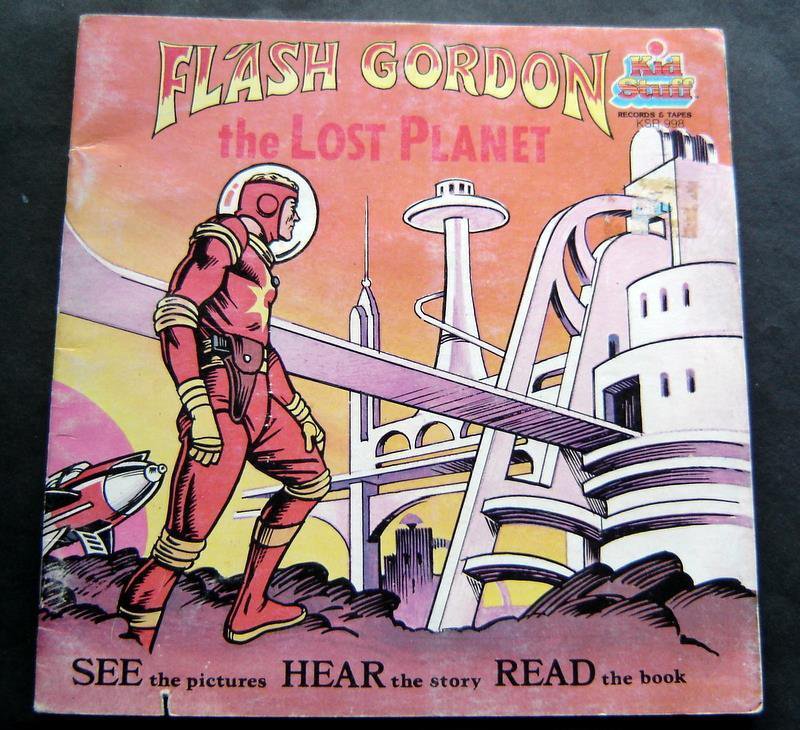 Flash Gordon the Lost Planet Book Kid Stuff Talking Story Book - No Record