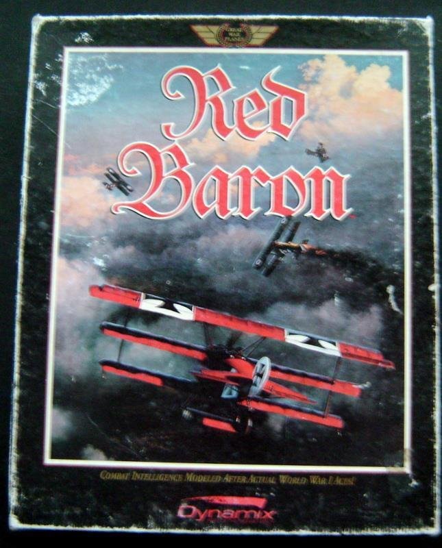 1991 RED BARON World War 1 GAME by Dynamix Sierra IBM 3.5 (3) MS DOS ...